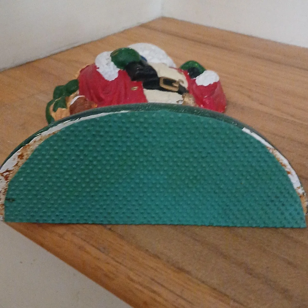 vintage Christmas | Holiday | Vintage Christmas Santa Cast Iron Door ...
